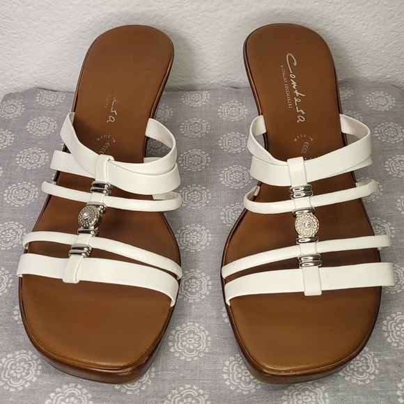 Contesa | Shoes | Contesa Nani Wedge Italian Made Heels Size | Poshmark